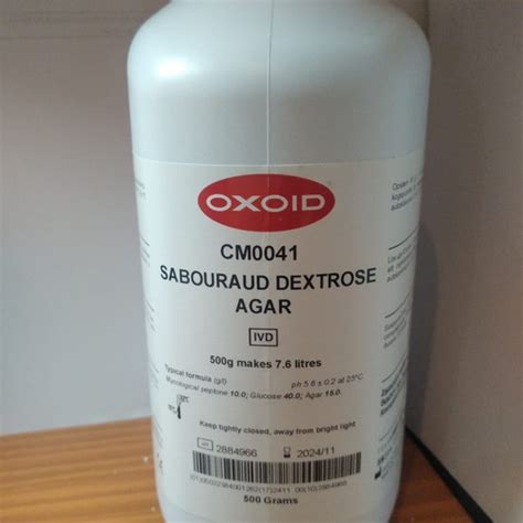 Jual Sabouraud Dextrose Agar Sda Oxoid 500gr Cm0041 Kota Bandung Championsmart Tokopedia