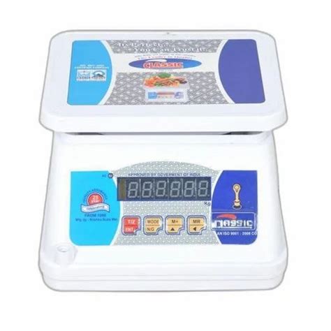 ABS Plastic Table Top Classic Counter Weighing Scale Size 10x10inch