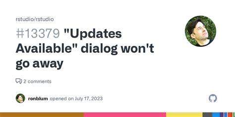 Updates Available Dialog Won T Go Away Issue Rstudio Rstudio Github