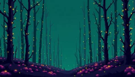 Free Mystical Pixel Forest Photo Pixel Forest Tendrils Download