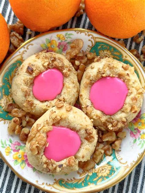 Thumbprint Cookies With Icing Foodtastic Mom