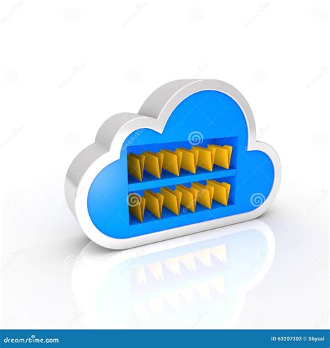 Cloud Computing Concept Stock Illustration Illustration Of Icon 63207303