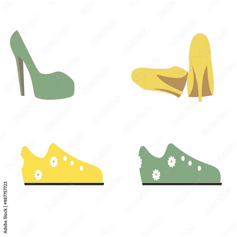 Shoes Stock Vector Adobe Stock