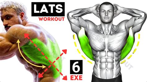 How To Build Lats Muscles 7 Best Exercises Lats Workout Youtube