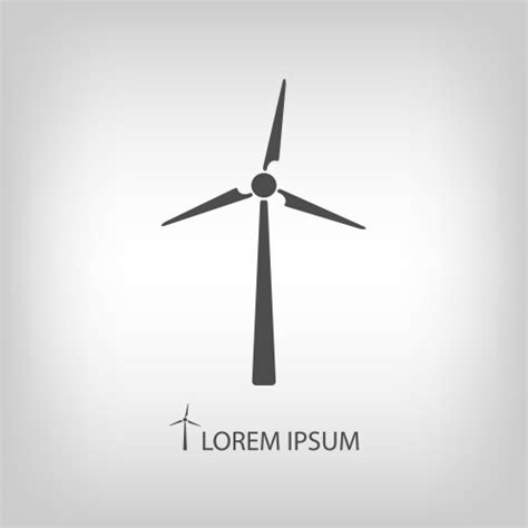 Wind Turbine Icon Royalty Free Vector Image Vectorstock
