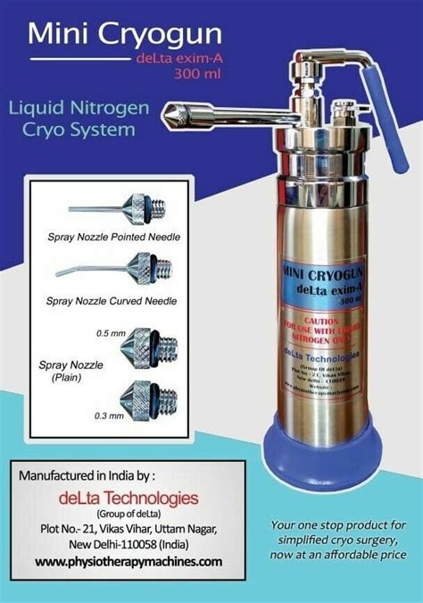 New Delta Mini Empty Cryo Can Liquid Nitrogen Cryo Ubuy India
