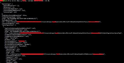Azure Cli List Nic Attached To VM Stack Overflow