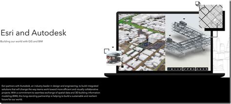 Esri Autodesk Grow Alliance For GIS BIM Revit News