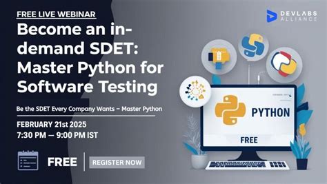 Becoming An In Demand Sdet Master Python For Software Testing