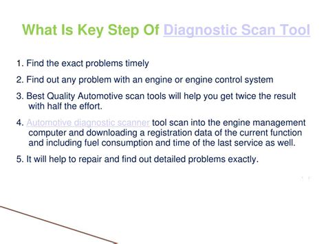 PPT Modern Cars Need Diagnostic Scan Tools PowerPoint Presentation Free Download ID 7568586