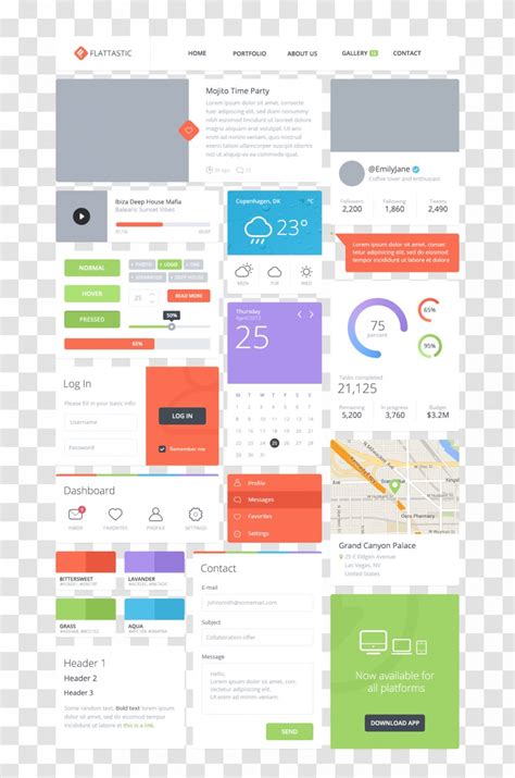 User Interface Widget Toolkit Window Logo UI Transparent PNG