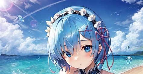 Reゼロから始める異世界生活 本日のレムを投稿しますの ラブリーパンチ（パロディ）のイラスト Pixiv