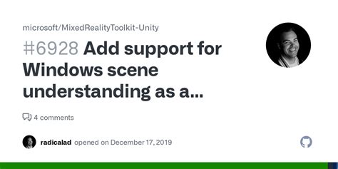 Add Support For Windows Scene Understanding As A Spatial Observer