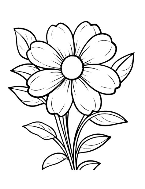 Coloring Pages Pretty Flowers