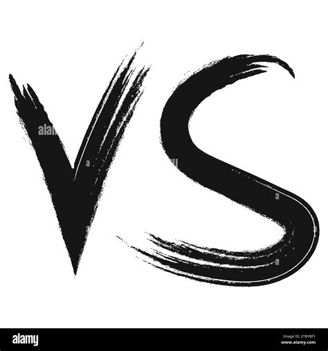 Icon Competition Battle Versus Letters Vs Symbol Fight V S Stock Vector Image Art Alamy