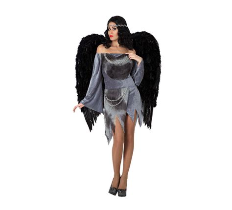 Disfraz De Ngel Negro Sexy Para Chicas Talla S