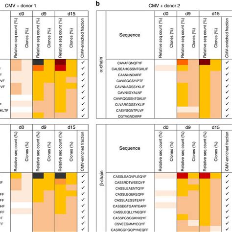 Immunomonitoring After Cmv Stimulation Tcr La Mc Pcr Was Performed On