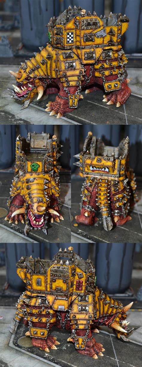 Bad Moons Big Squiggoth Forge World Orks Warhammer 40 000 Big Squiggoth With Howdah