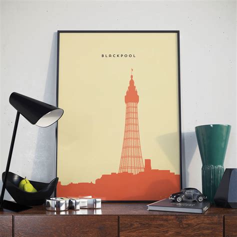 Blackpool Poster Blackpool Tower Poster Print By Jacks Posters