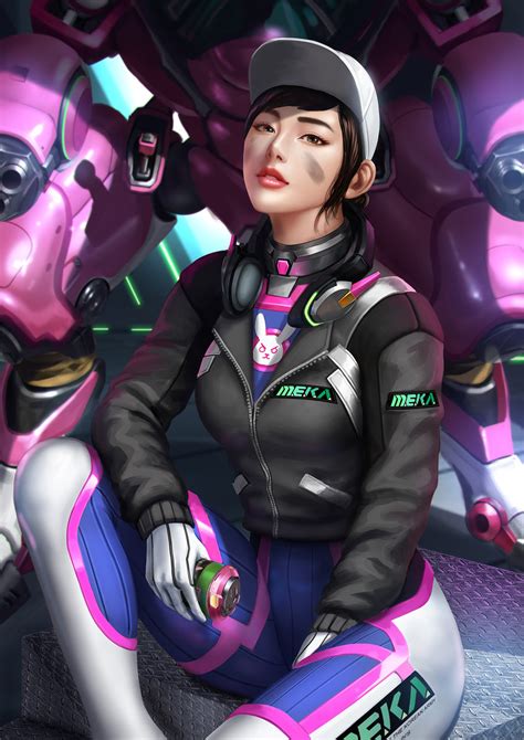 Dva Dva Дива Overwatch Overwatch Овервотч Chris Koh