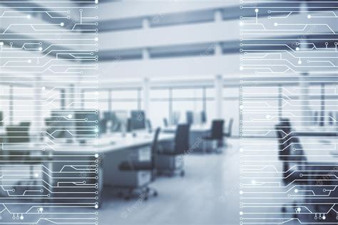 Premium Photo Abstract Virtual Microscheme Illustration On A Modern