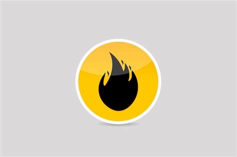 Symbole De Danger Dincendie Illustration Vectorielle Plane Vecteur