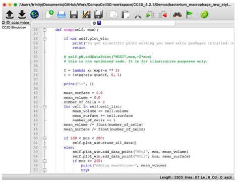 James Glazier En Linkedin Cell Modeling In Jupyter Notebook Using