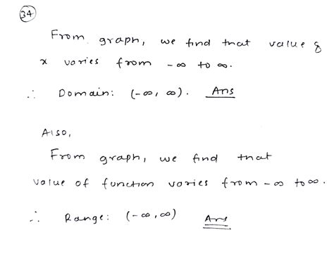 Solved Question 34 3 Points Use The Graph To Determine The Functions