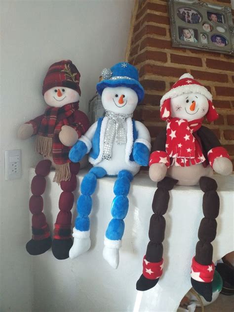 Pin de Milenka Torrico en muñecos navidad Fieltro navidad Adornos de