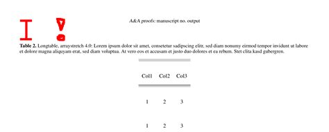 Tables Longtable Caption Shifted By Increased Arraystretch Line Spacing Tex Latex