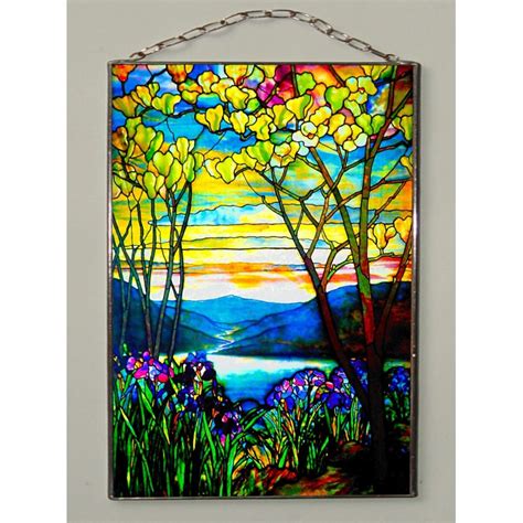 Magnolia Trees And Irises