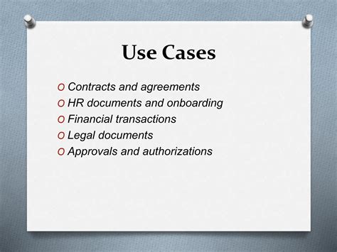 Electronic Signature Transforming Document Workflow Pptx