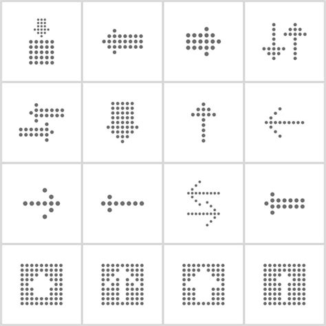 Set Of Icons Of An Arrow For The Design Internet Vector Art At Vecteezy