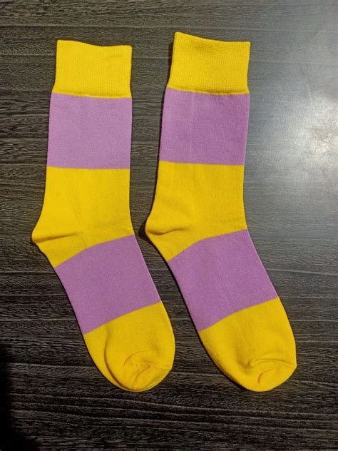 Striped Men Pure Cotton Socks Mid Calf Crew At Rs 36pair In