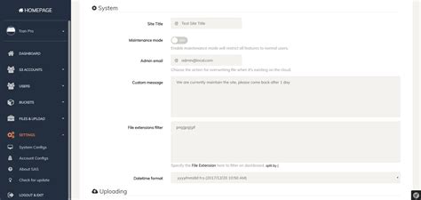 amazon s3 cloud storage management script by niceit codester