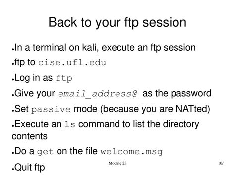 Module 23 Ftp And Wireshark Ppt Download