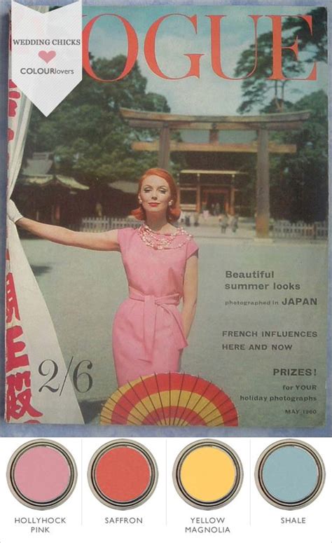 1960 S Color Palette Retro Color Palette Vintage Colour Palette