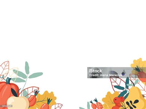 밝은 가을 프레임 가을 디자인의 장식용 밝은 색상 벡터 일러스트레이션 가을에 대한 스톡 벡터 아트 및 기타 이미지 가을