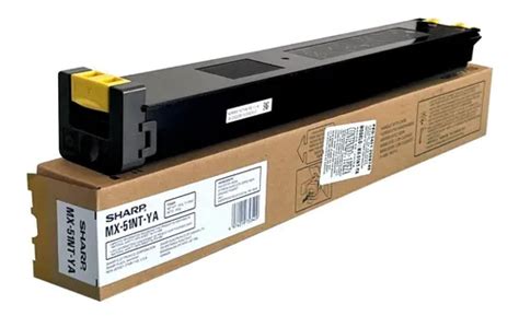 Sharp Cartucho Toner Amarillo Mx51ntya Mx4110 4140 5110n Mercadolibre