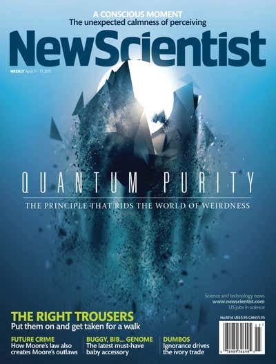 Issue 3018 Magazine Cover Date 25 April 2015 New Scientist
