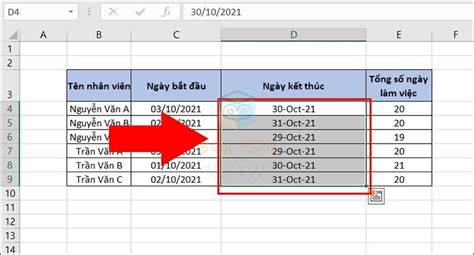 Các cách định dạng ngày tháng năm trong Excel kèm ví dụ