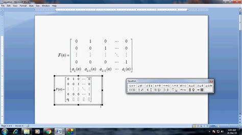 Como Insertar Una Matriz De 5x5 En Word Image To U