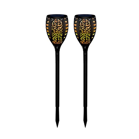 led flickering flame solar lamp