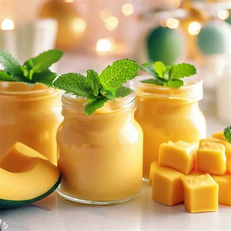 Mousse Cremosa De Manga Delicie Se Com Toda A Cremosidade