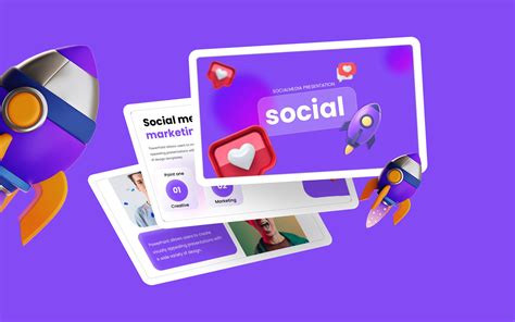 Social Media Pitch Deck Presentation Behance