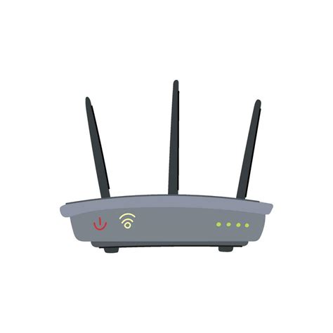 Communication Dsl Modem Cartoon Vector Illustration 34911878 Vector Art