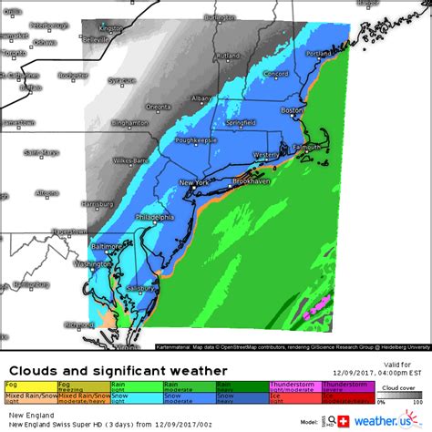 Moderate Snow To Impact Much Of The East Coast Today Blog