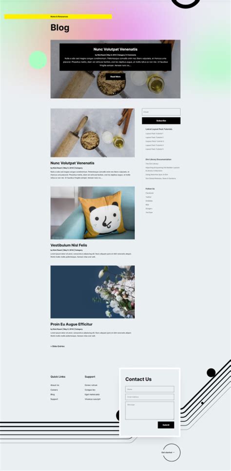Comparing Divis Grid And Fullwidth Blog Module Layouts