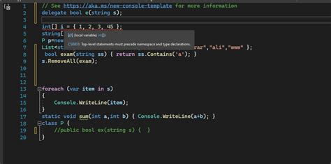 Hi I Have Just Started To Use Net6 I Was Using Net5 And Now Im Getting This Errortop Level