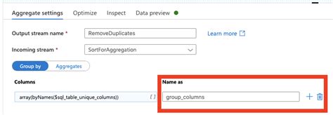 Dynamic Aggregation Column Name In Azure Data Factory Microsoft Qanda